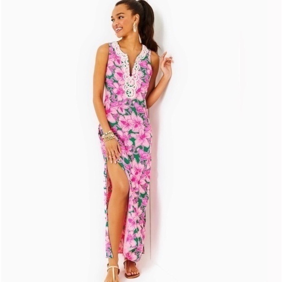Lilly Pulitzer | Dresses | Lilly Pulitzer Elliotta Maxi Dress And ...